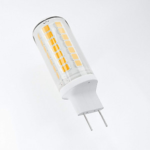 DiCUNO G8 LED Bulb 4W Flat Base, 40W Halogen Equivalent, 450LM, Warm White 3000K, Non-dimmable Bi-Pin Replacement Bulb for Under Counter, Under-Cabinet Light and Puck Light, 6-Pack