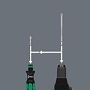 Wera - 5059297001 Kraftform Kompakt 62 Bitholding Screwdriver and Pouch Set, 33-Pieces
