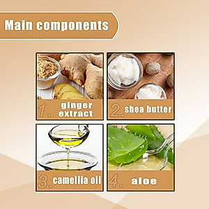 CROOT Ginger Regrowth Shampoo Soap Bar, 2PCS, For Thinning And Hair Loss, Balances Oily Scalp, Increases Volume & Restores Nutrients To Hair Follicles