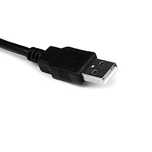 StarTech.com 1 ft. USB to RS232 Serial DB9 Adapter Cable with COM Port Retention - Up to 920 kpbs USB A to DB9 Serial Adapter , TAA (ICUSB232PRO)
