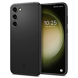 Spigen Thin Fit Designed for Galaxy S23 Case (2023) - Black