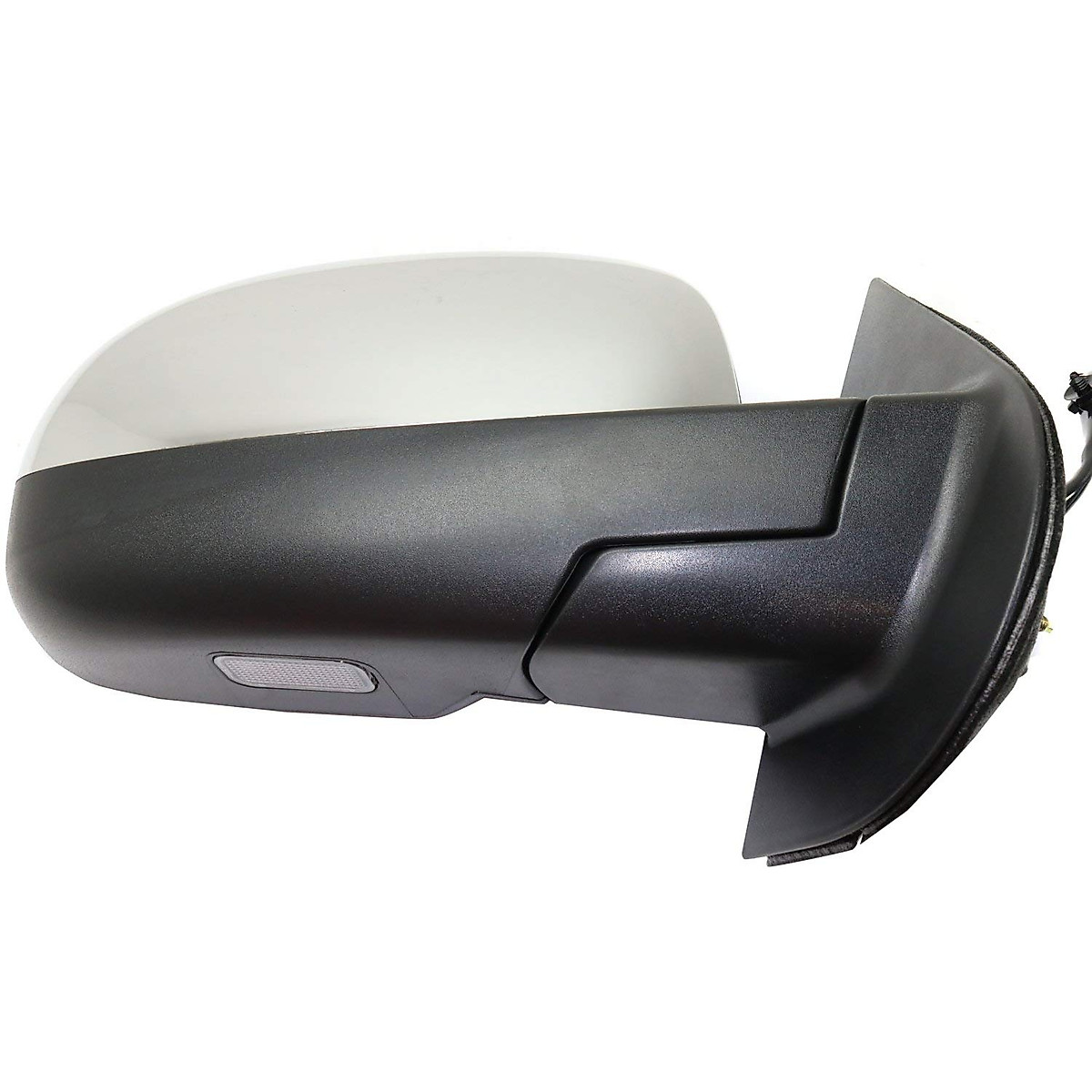 Kool Vue Left & Right Power Heated Mirrors for Chevrolet Silverado 1500 Cadillac Escalade 2009-2014 Power Fold With Signal Light, Memory & Puddle Lamp Chrome without Marker Light; without Spotlight