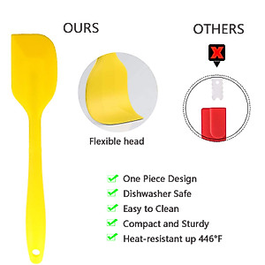 Silicone Spatulas Set, Rolling Pin, Cookie Cutters, Pastry Mat, Measuring Spoons and Cups, Dough Scraper, Cooking Baking Supplies for Teens Juniors Kids Adult Beginners(31-pieces)