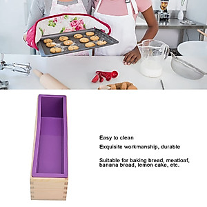 Bread Baking Mold, Bread Loaf Pan, Bread Mold Rectangular Exquisite Workmanship Durable DIY Bread Baking Box Baking Mold Kitchen Supplies
