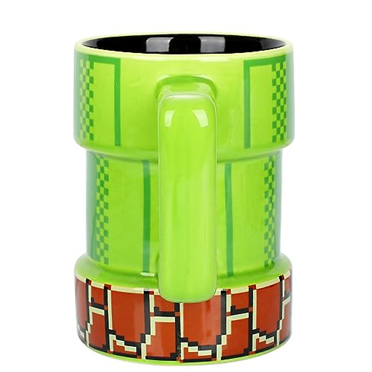 Kriymd Gamer Pipe Ceramic Tea Coffee Cup Mug Collectible 15 Oz Ounces (Warp Pipe Mug) Kid Birthday Party Gift