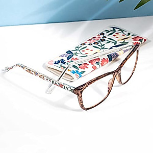 Vera Bradley Alessandra, Blue Light Blocking Stylish Designer Reading Glasses, Women's Readers, 2.25 Power, 30% Blue Light Filtering, Includes Patterned Slip Case, Enchanted Mandala