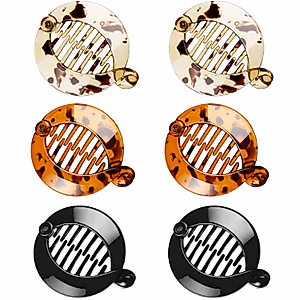 6 Pieces Banana Hair Clips Banana Hair Combs Fishtail Hair Clip Combs Resin Banana Fish Grips for Women Girl Hair Accessories (2.5 Inch, Color 2)