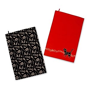 Disney Hocus Pocus Black Kitchen Hand Towels | Set of 2