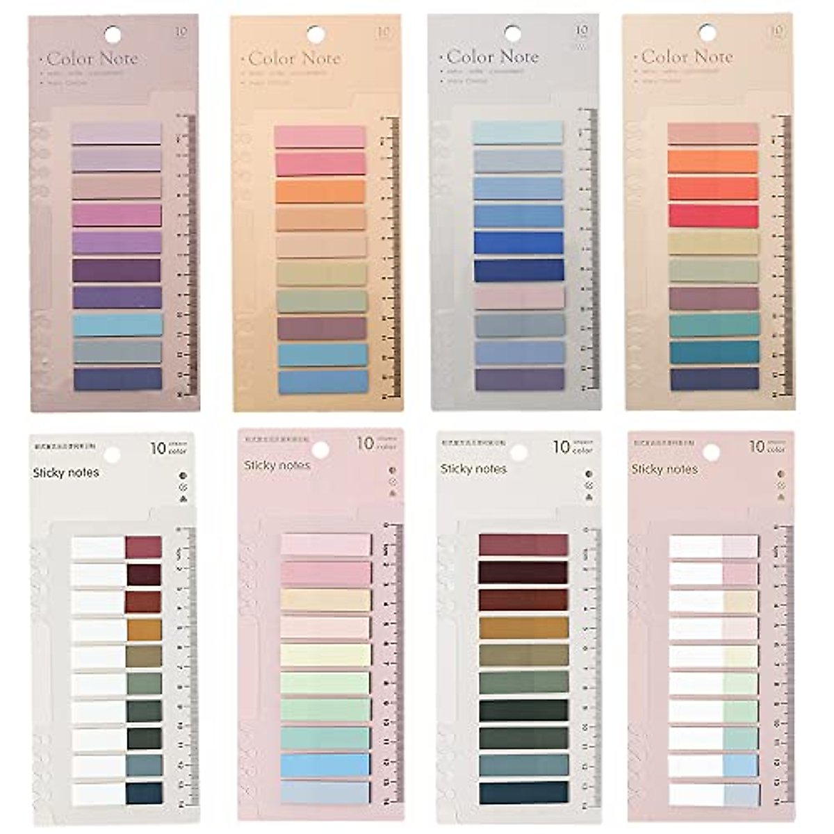AWEELON 1600Pcs Sticky tabs Index Tabs Writable Page Tabs for Books File Notebook