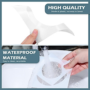 14 Pieces Large Stencil for Painting on Wood Plastic 5 Point Stencil Template Paint Stencils for Fabric Walls Arts Paper Home Decoration (Circle)