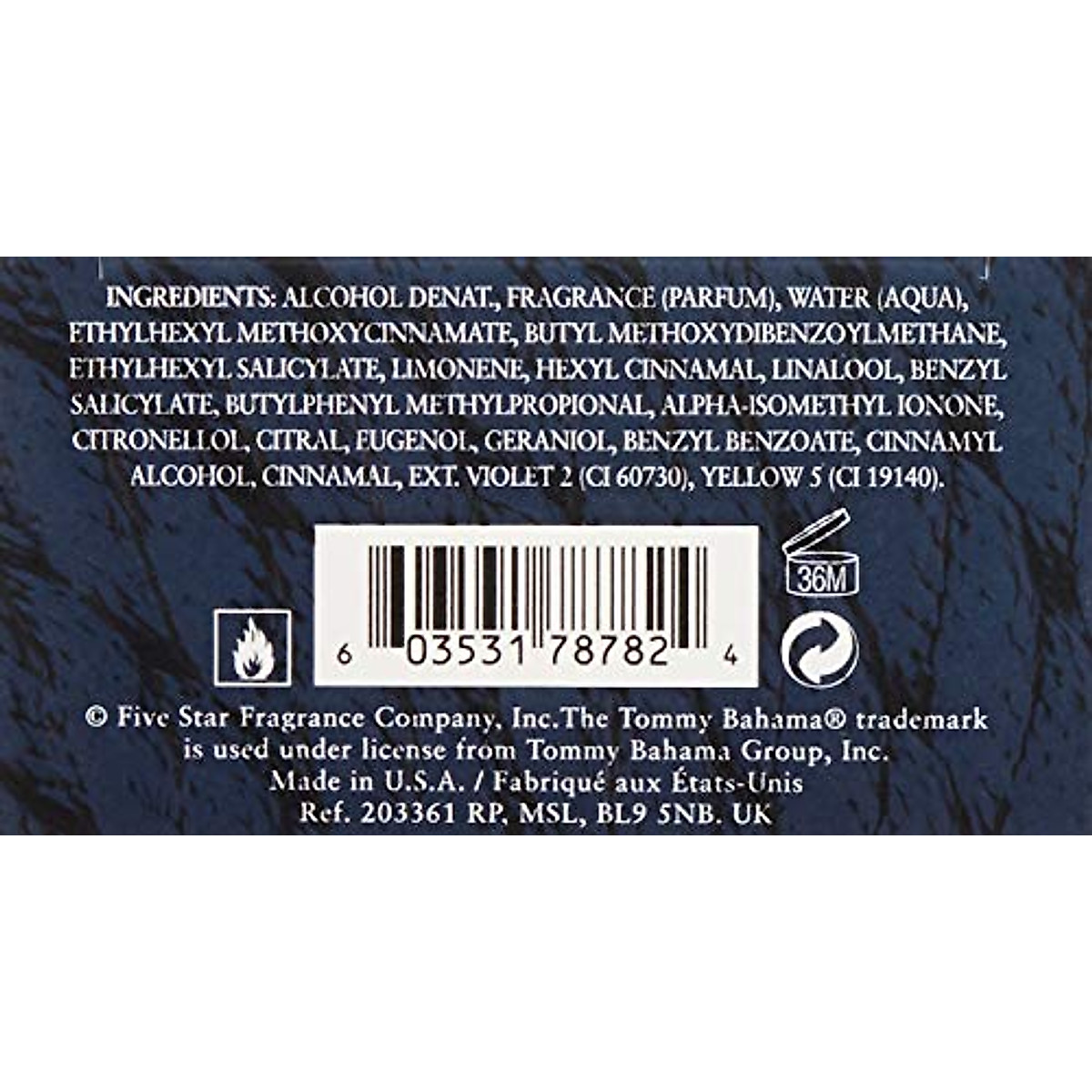 Tommy Bahama Maritime Deep Blue Eau de Cologne Spray, 2.5 Fl Oz (Pack of 1)