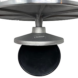 Ateco Revolving Cake Decorating Stand, Aluminum Turntable and Base with Non-Slip Pad, 12-Inch Round