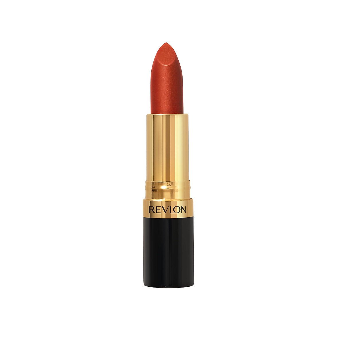 REVLON Lipstick, Super Lustrous Lipstick, Creamy Formula For Soft, Fuller-Looking Lips, Moisturized Feel in Mauves & Trends, Abstract Orange (026) 0.15 oz