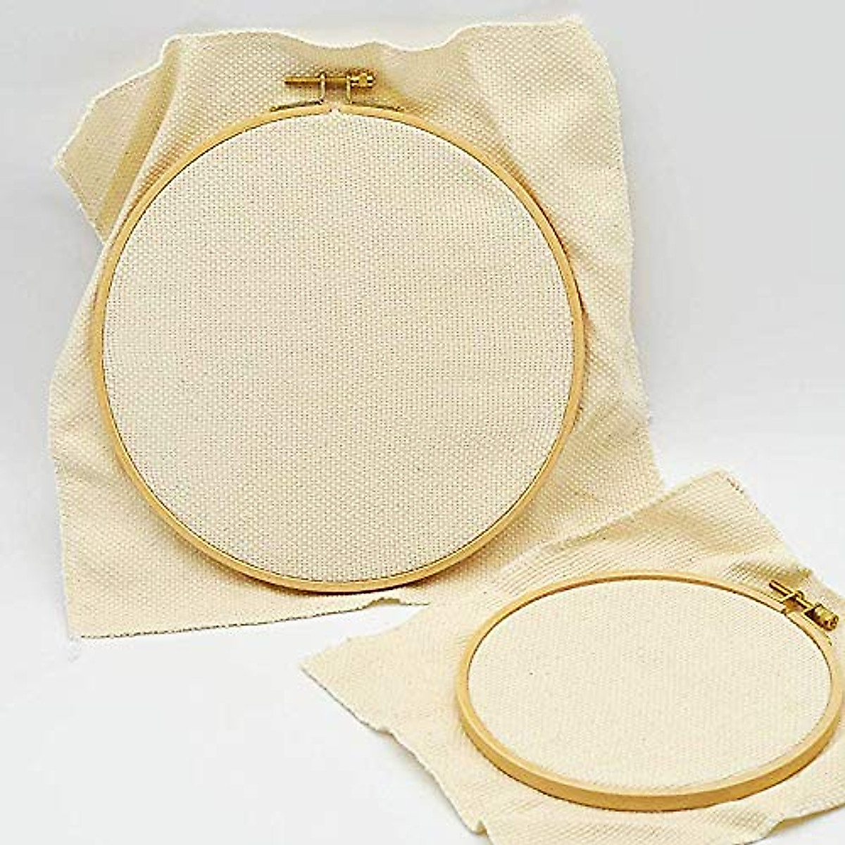 Wool Queen 70"x 39", 2 Yard Length by 1 Yard Width Monk's Cloth, Cotton Punch Needle Fabric for Rug-Punch-Suit for Handwork