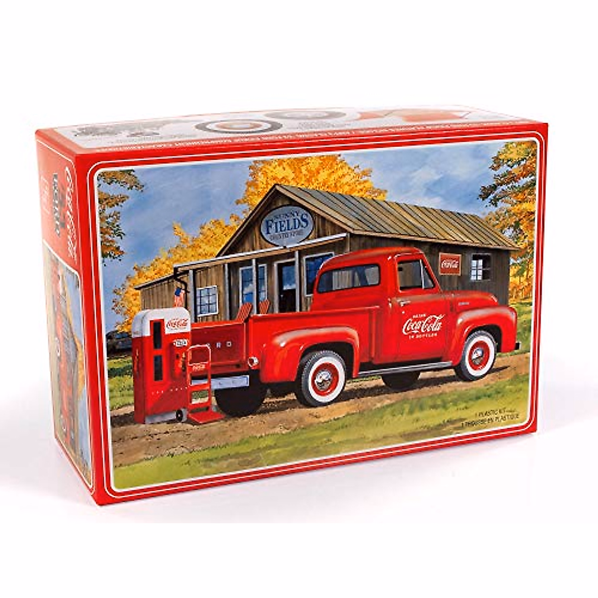 Round 2 AMT 1953 Ford Pickup (Coca-Cola) 1:25 Scale Model Kit (AMT1144M)