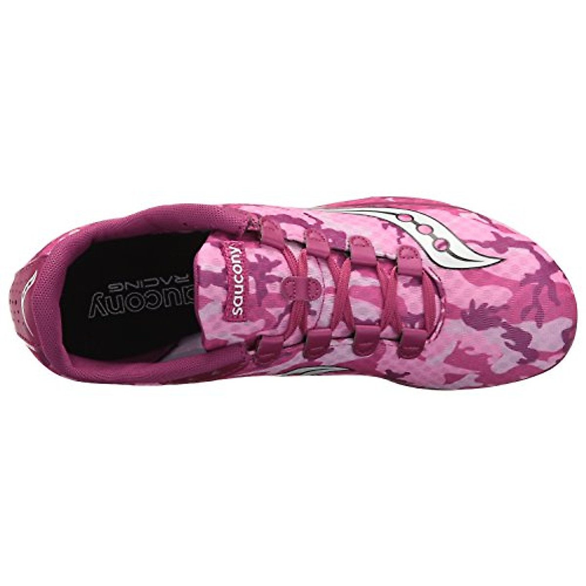 Saucony Women's Vendetta Track Shoe, Pink/White, 10.5 M US