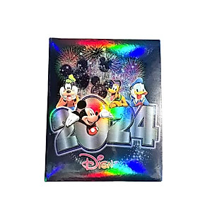 7STAR 2024 Fireworks Photo Album 8.75" X 7" Holds 200 Photos 4" X 6" - Scrapbook Album with Self-Adhesive Pages for Wedding, Birthday, and Vacation Memories