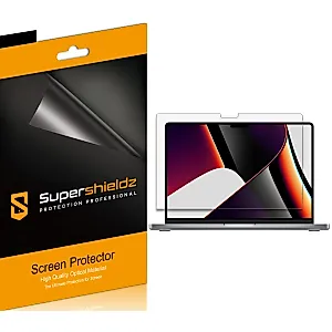 Supershieldz (3 Pack) Designed for MacBook Pro 14 inch (M4, M3, M2, M1, Pro/Max) Screen Protector, High Definition Clear Shield (PET)