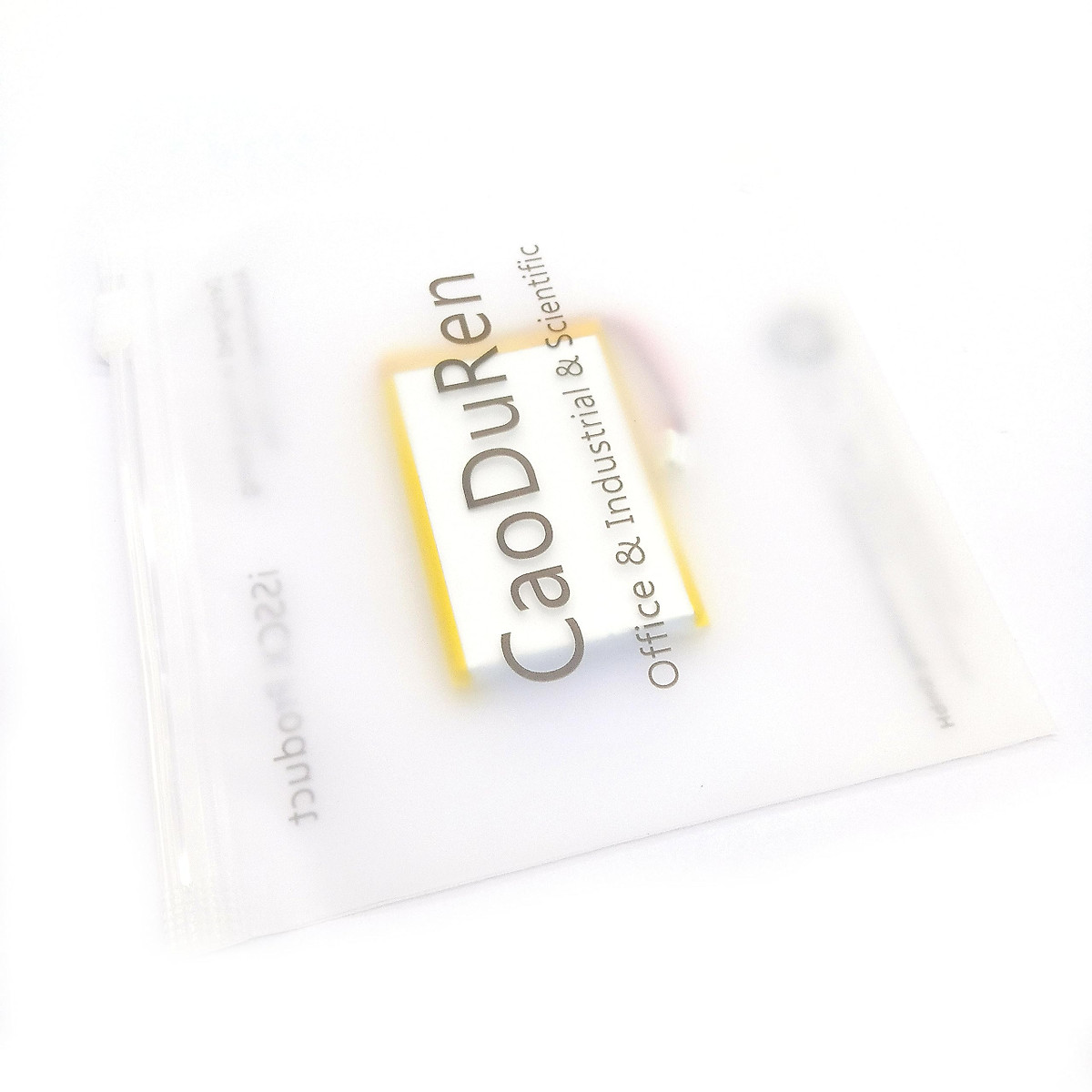 CaoDuRen MSDS Verified Part Number: 603035, Rechargeable 3.7V 600mAh Li Lipo Lithium Polymer Ion Battery Pack with 2 Pin 2.0mm JST Connector