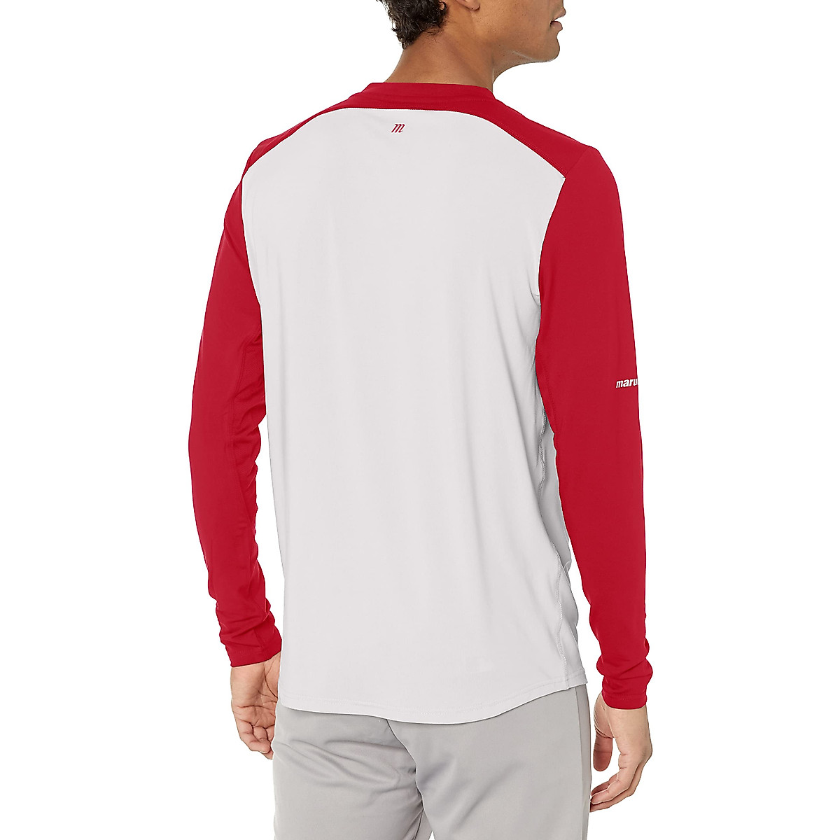 Marucci Men's New School Long Sleeve TEE RED