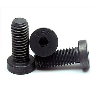 MonsterBolts - #10-32 x 5/16" Low Head Socket Screws, Alloy Steel, Black Oxide, 10 Pack