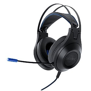 Bionik Sirex Gaming Headset with Mic for PS5: 50MM Drivers, Memory Foam, Mute Switch, Adjustable Head Beam, PS4/Xbox Series XS/Nintendo Switch OLED/PC/Mac