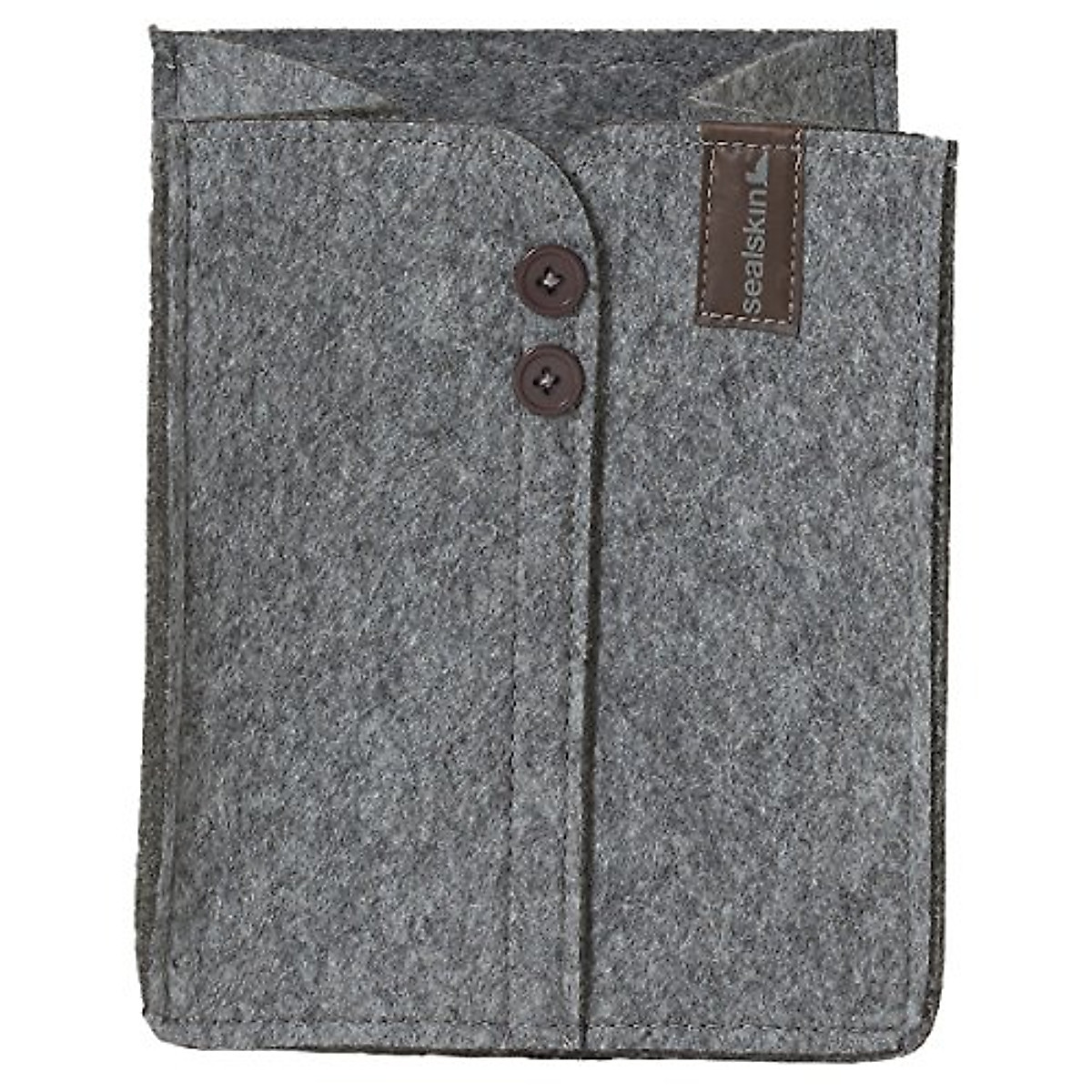 Sealskin Felt Storage Basket, 22 x 25 x 20 cm, Grey