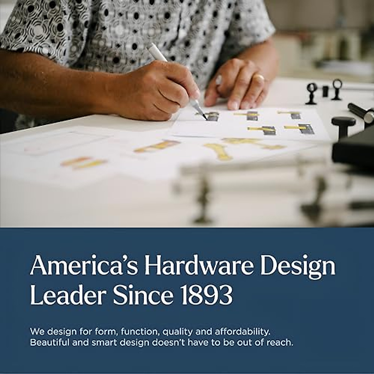 Hickory Hardware Solid Core Kitchen Cabinet Pulls, Luxury Cabinet Handles, Hardware for Doors & Dresser Drawers, 8-13/16 Inch (224mm) Hole Center, Matte Black, Skylight Collection(Pack of 1)