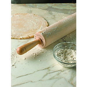 J.K. Adams Patisserie Maple Wood Rolling Pin, 12-inches by 2-3/4-inches