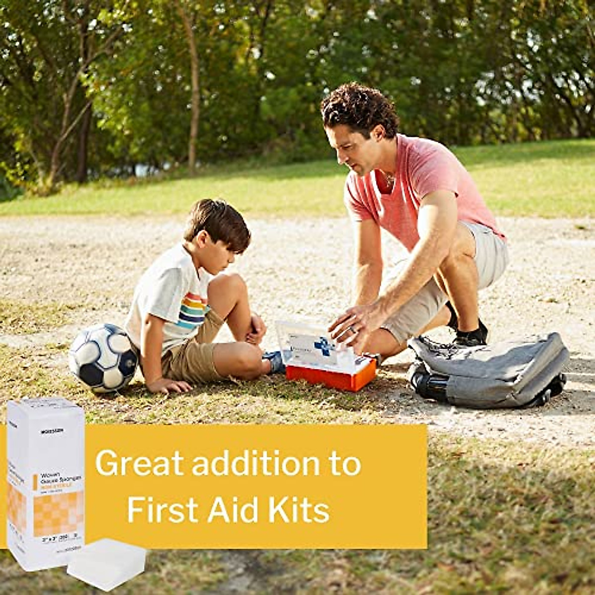 McKesson Woven Gauze Sponges, Non-Sterile, 12-Ply, 100% Cotton, 3 in x 3 in, 200 Per Pack, 20 Packs, 4000 Total