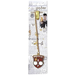 Paper House Productions Harry Potter Glasses Crest Enamel Charm Chain & Clip Bookmark