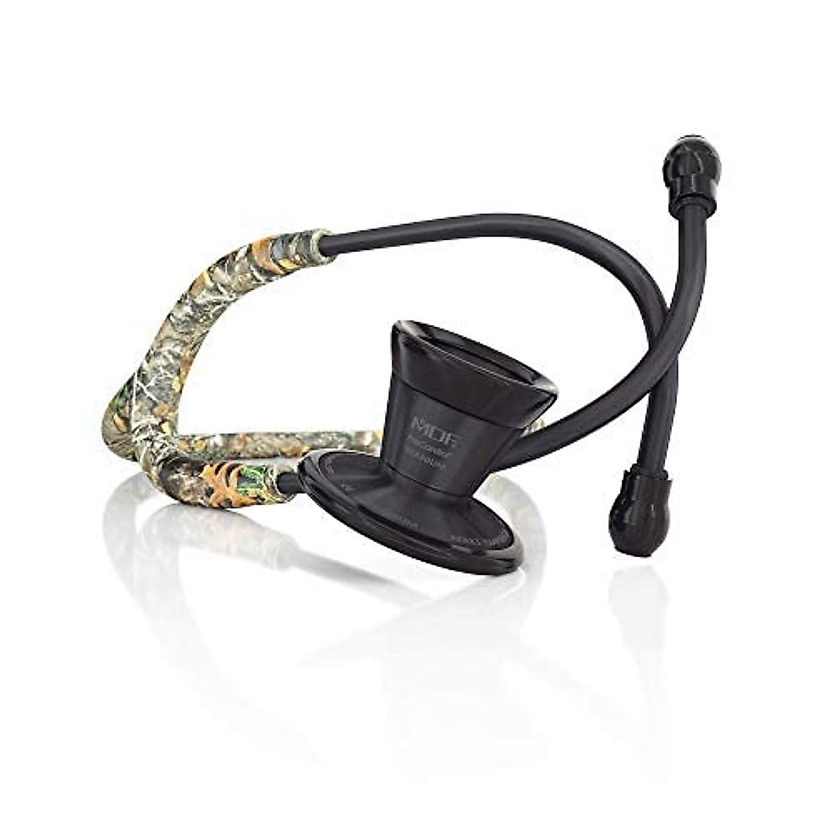 MDF Instruments Realtree Edge ProCardial Cardiology Stethoscope, Lightweight Titanium, Adult, Dual Head, Realtree Edge Tube, Titanium Black Chestpiece-Headset, MDF797TRTEBO