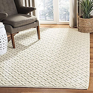 SAFAVIEH Vermont Collection 6' x 9' Ivory VRM304A Handmade Premium Wool Area Rug