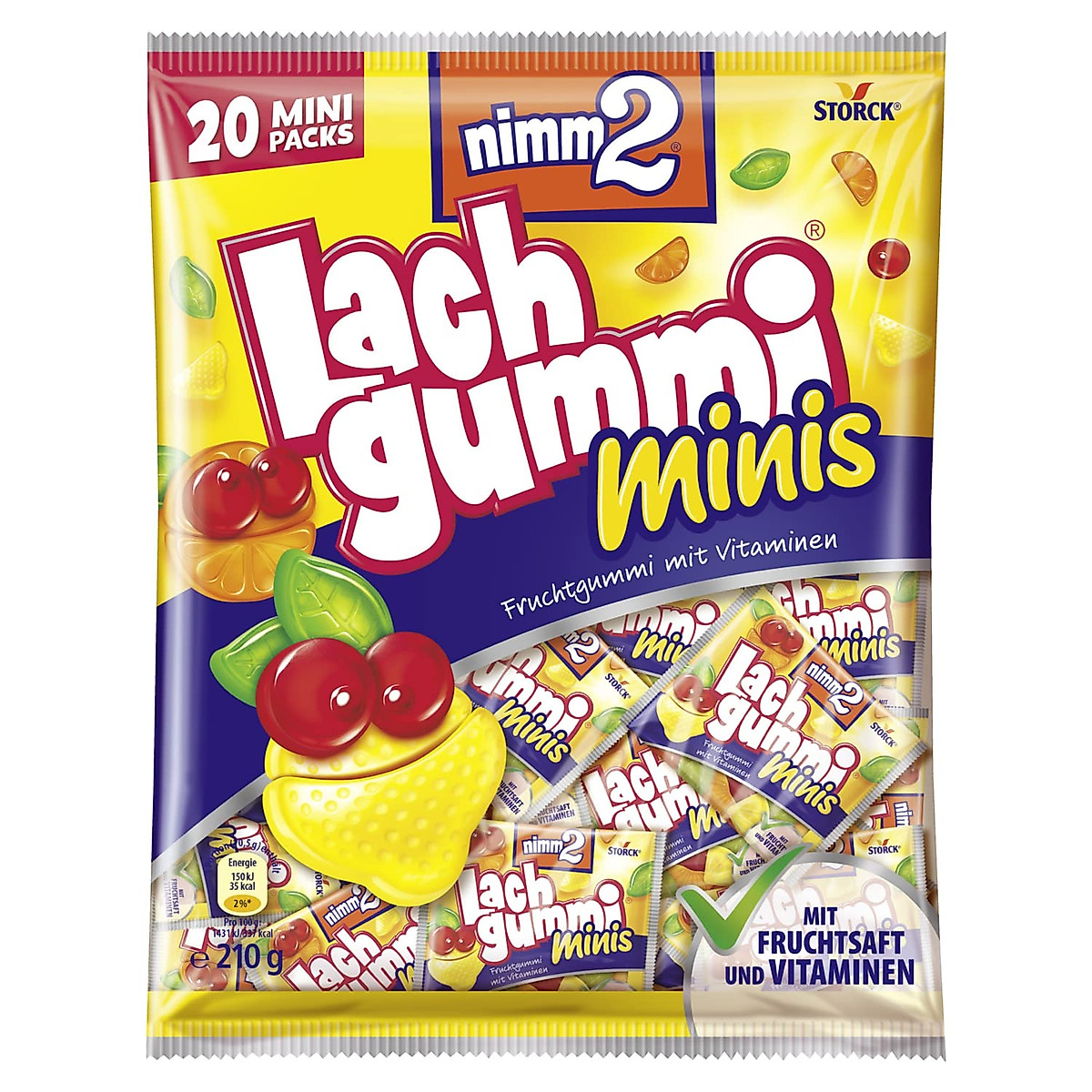 Nimm 2 Lachgummi MINIS - 0.46 lbs