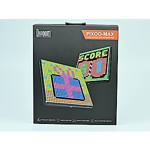 Divoom Pixoo-Max Pixel Display, APP Cellphone Control Display with 32 X 32 Programmable LED Screen for Home Decoration, Business Advertisement
