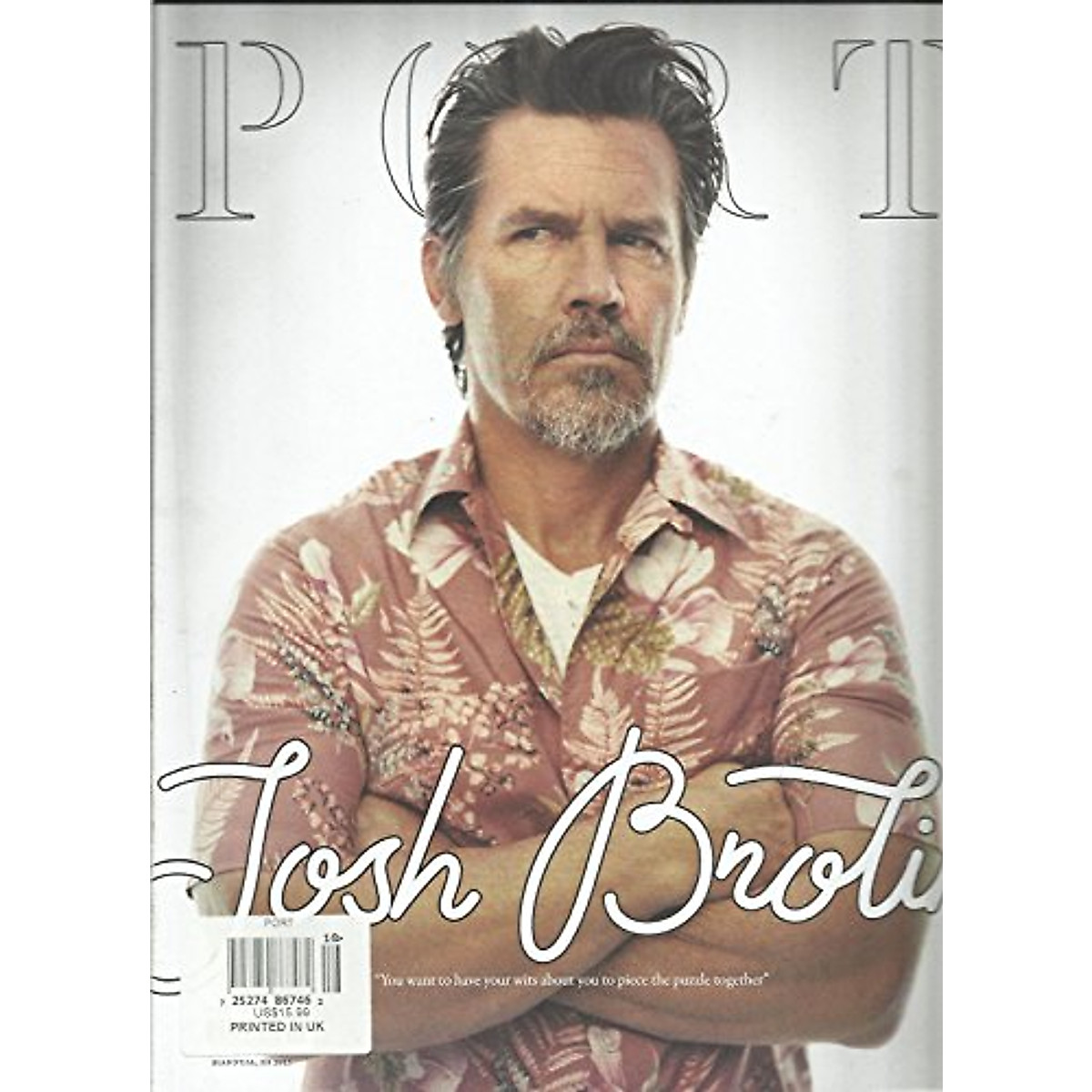 PORT MAGAZINE, SPRING/SUMMER, 2015 ISSUE, 16 JOSH BNOTIN PRINTED IN UK