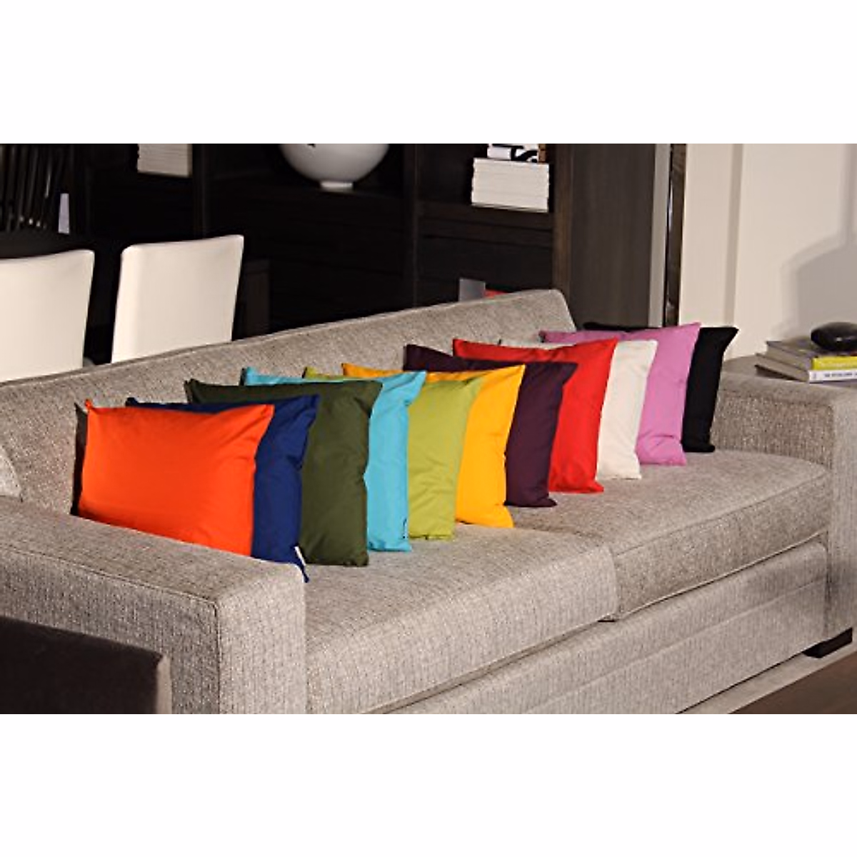 PILLOW DÉCOR Caravan Cotton Purple 18x18 Throw Pillow