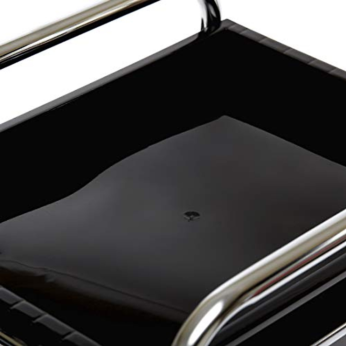 Seville Classics 10-Drawer Multipurpose Mobile Rolling Utility Storage Organizer with Tray Cart, Translucent Black