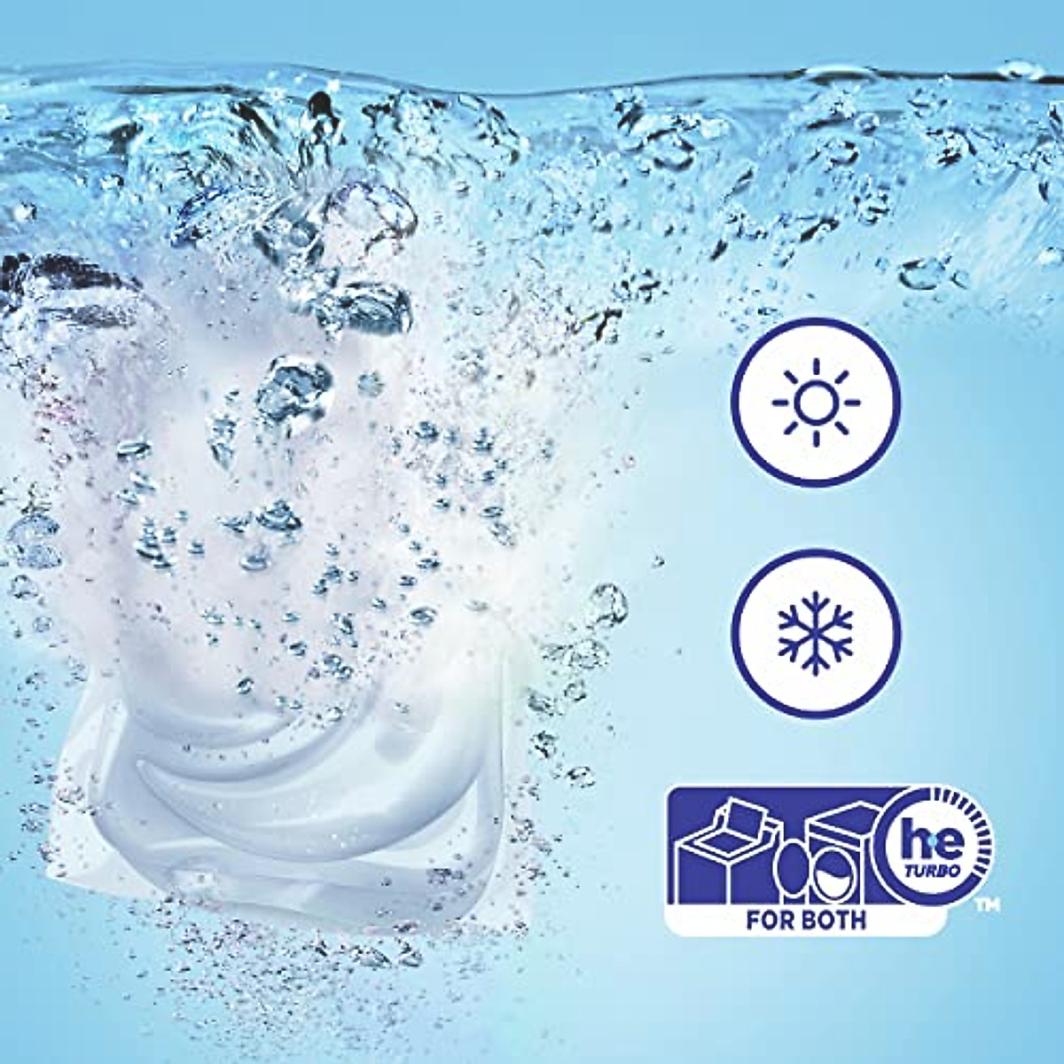 Tide PODS Ultra OXI Free Laundry Detergent Pacs, National Eczema Association and National Psoriasis Foundation Recommended, 57 count