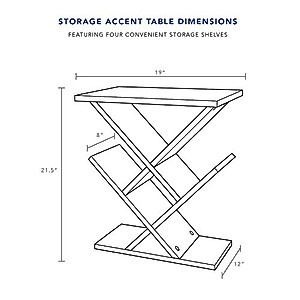 Adesso 4071-22 Blake 58" Floor Lamp, Smart Outlet Compatible,58.00 x 18.00 x 14.40 inches,Silver