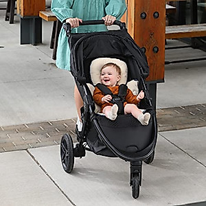 Britax Adjustable Head and Body Support Pillow for Car Seats and Strollers | Crash Tested + Reversible Fleece and Moisture Wicking Fabric + Machine Washable