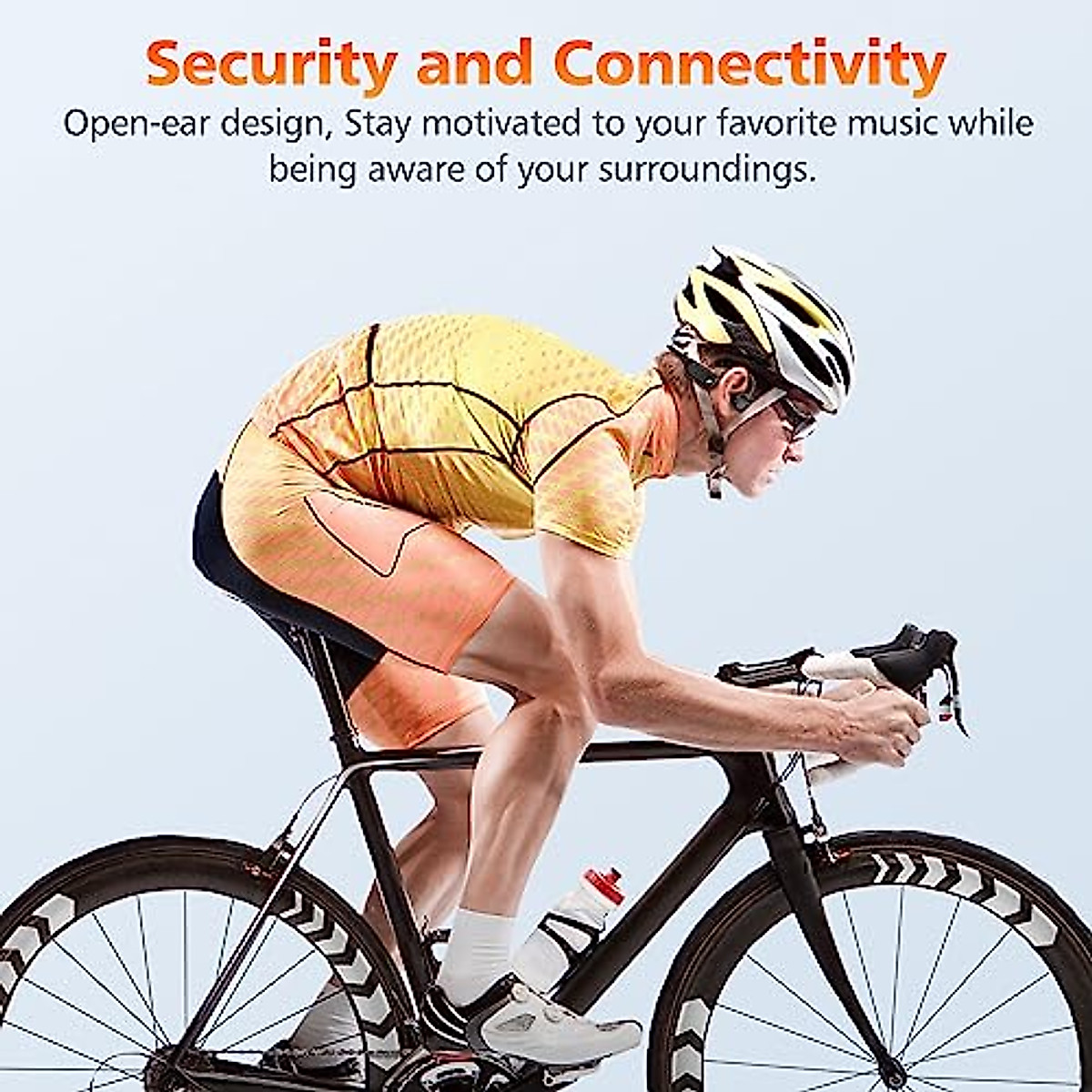 Bone Conduction Headphones, 2 in 1 Open-Ear Wireless Sports Headphones and MP3 Player, 10H Playtime & 8G Memory Card, Bluetooth 5.2 Wireless Earphones Waterproof for Running, Biking, Hiking, Gym