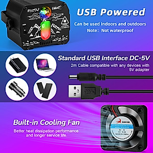 Laser Lights for Party, Disco Ball DJ Lights - Sound Activated Strobe Light, RGB Backgrounds Light for Glow Party Rave, Party Rave Light for Halloween Birthday Club Christmas Xmas Lights