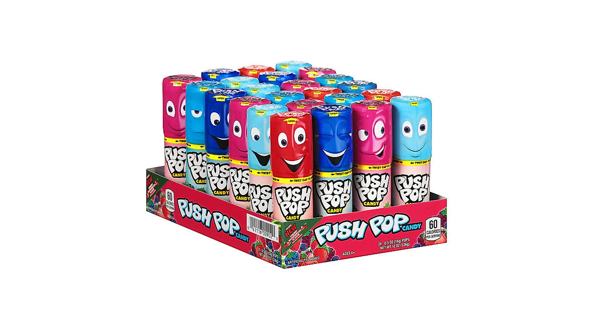 Push Pop Holiday Candy Variety Pack - Lollipops Galore