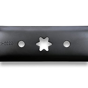 Terre Products, 2 Pack, High Lift Lawn Mower Blades, 42 Inch Deck, Compatible with Cub Cadet RZT, XT1, XT2, 942-04308, 942-04312, Troy Bilt 742-04308, 742-04312, Craftsman LT1000, LT2000, LT3000