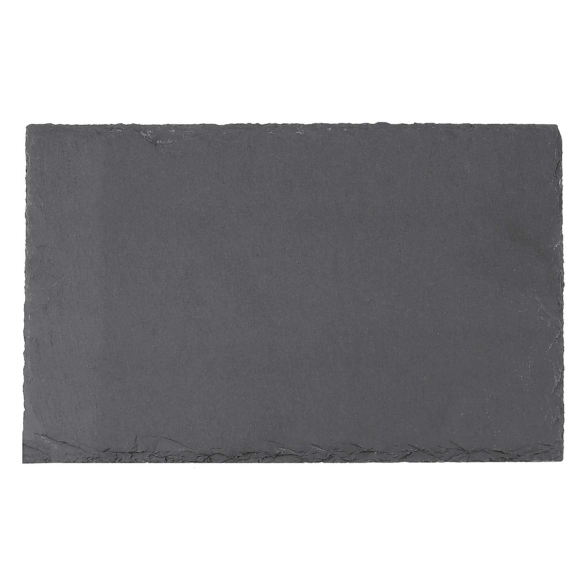 TAICHEUT 12 Pack 9 x 6 Inch Black Slate Cheese Board, Slate Stone Serving Tray Slate Plates for Food, Sushi, Steak and Charcuterie