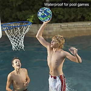 PIXUYE Kids Basketball Size 3 (22"),Youth Basketball Size 5(27.5") for Indoor Outdoor Pool Play Games,Training Basketball for Beginner(Boys&Girls)