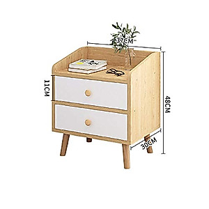 ZHAOLEI Bedside Table Simple Bedroom Bedside Cabinet Self-contained Storage Locker Solid Wood Bedside Cabinet Nordic