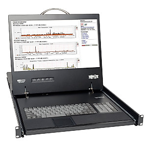 Tripp Lite B070-016-19 16 Port NetCommander Console Cat5 KVM Switch with 19" LCD