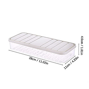 Food Storage Containers Household Dumpling Storage Box Multi Layer Food Grade Quick Freezing Box Disposable Meal Prep Containers with Lids (A, One Size)